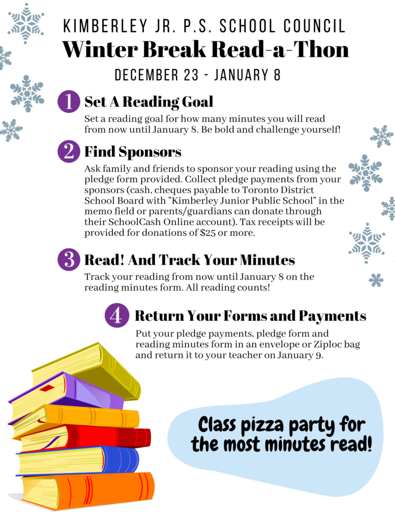 READ-A-THON – Kimberley School Council